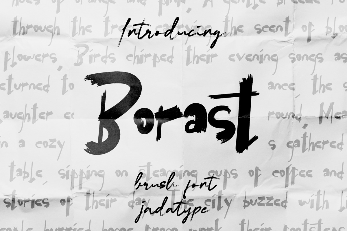 Borast Font | jadatype | FontSpace