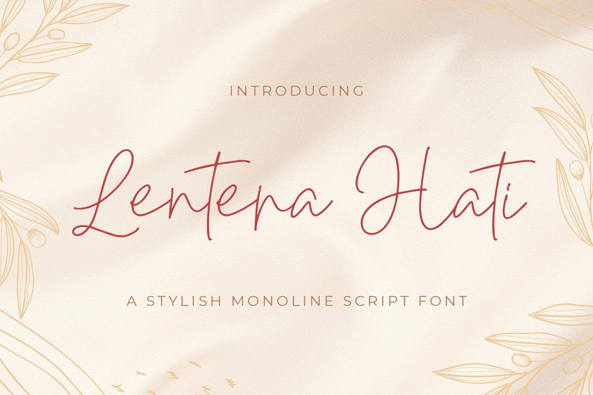 Lentera Hati Font | StringLabs | FontSpace