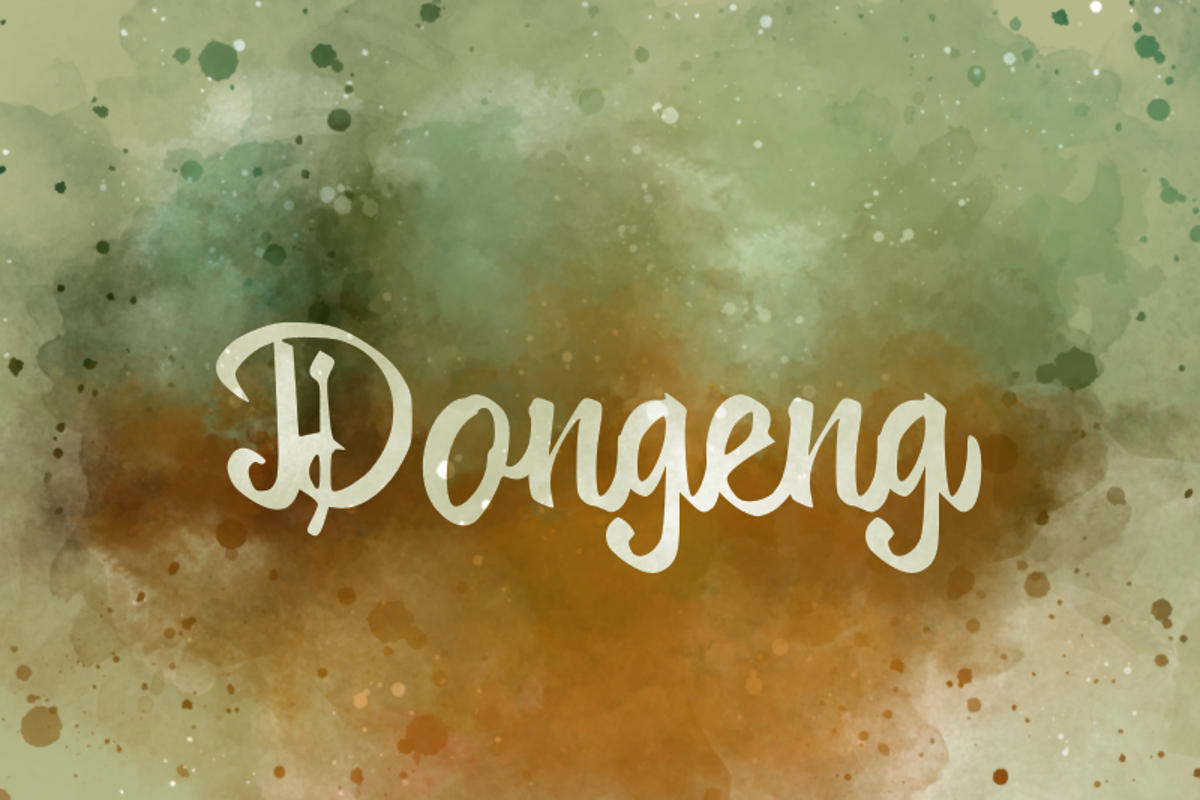D Dongeng Font | wepfont | FontSpace