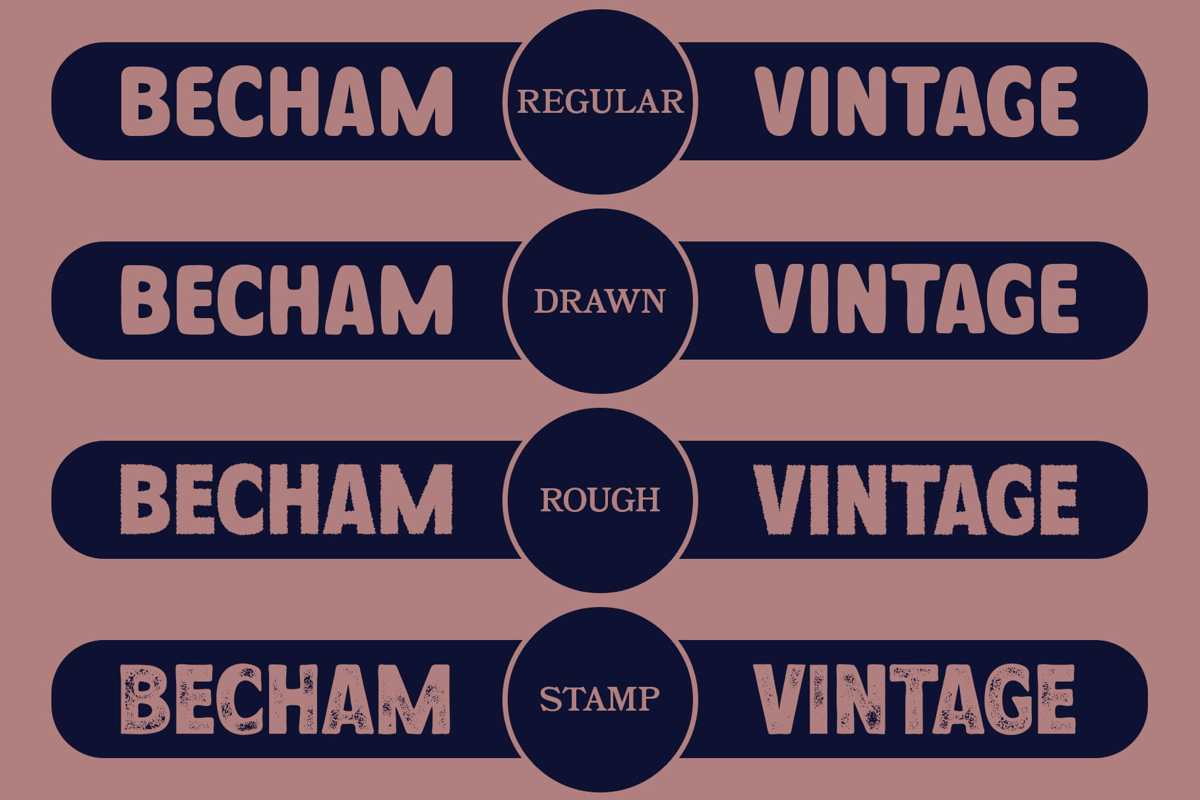 Becham Vintage Font - Free Download