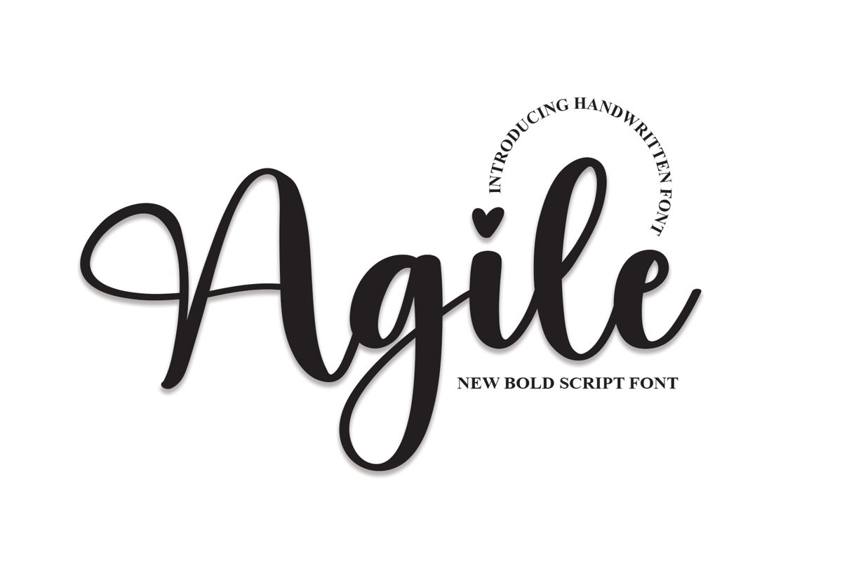 Agile Font | scratchones_creative | FontSpace