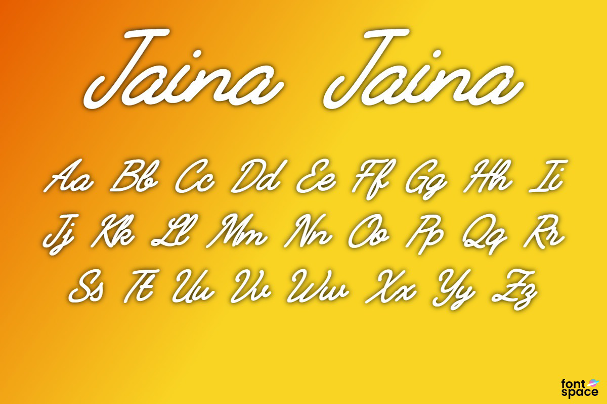 Jaina Jaina Font | Circle Studio | FontSpace