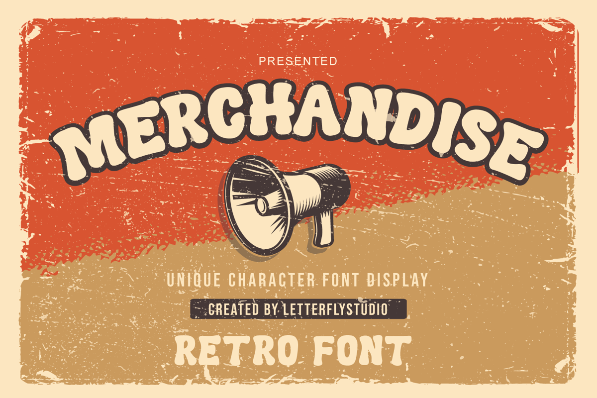MERCHANDISE Font | Letterfly Studio | FontSpace