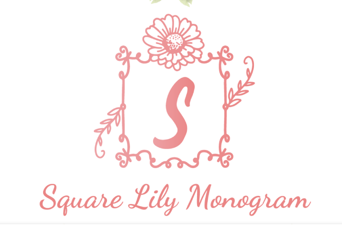 Square Lily Monogram Font | Attype Studio | FontSpace
