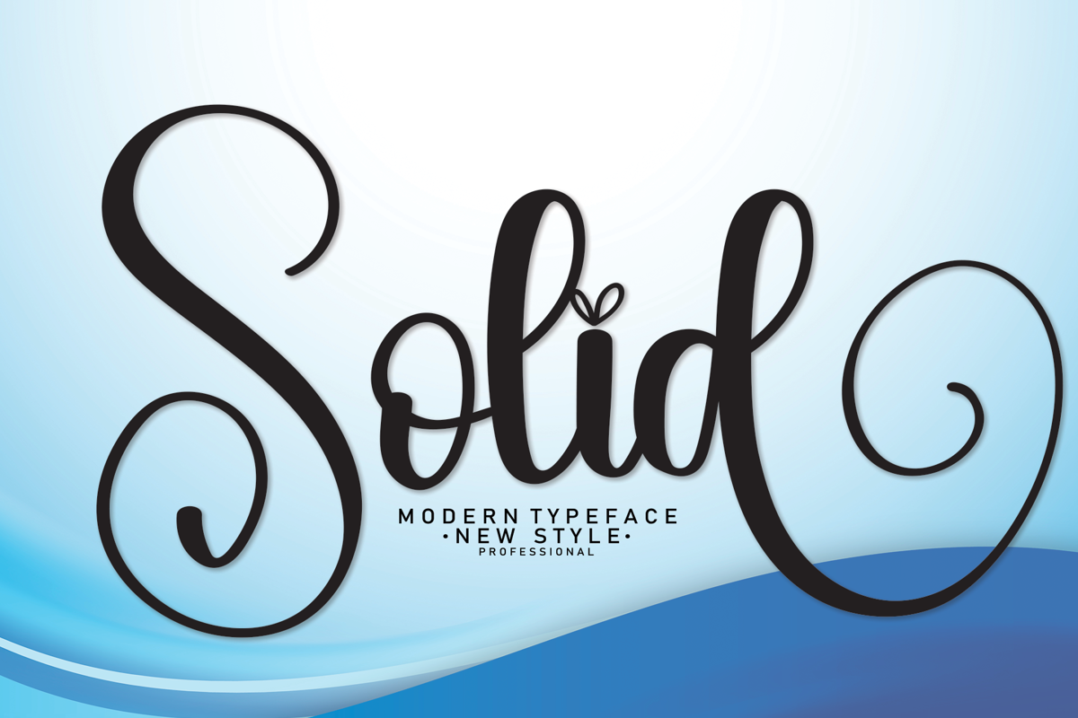 Solid Font | scratchones_creative | FontSpace