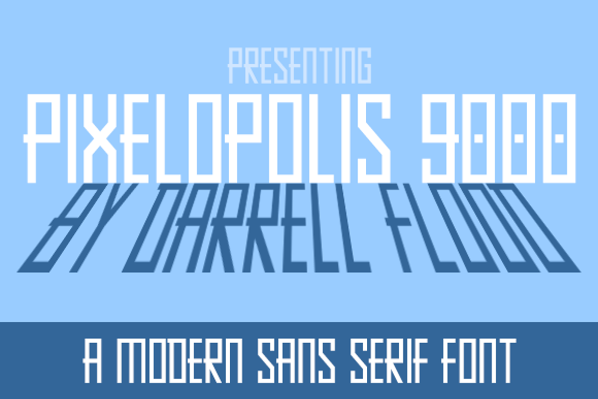 Pixelopolis 9000 Font | HAWTPIXEL - Darrell Flood | FontSpace