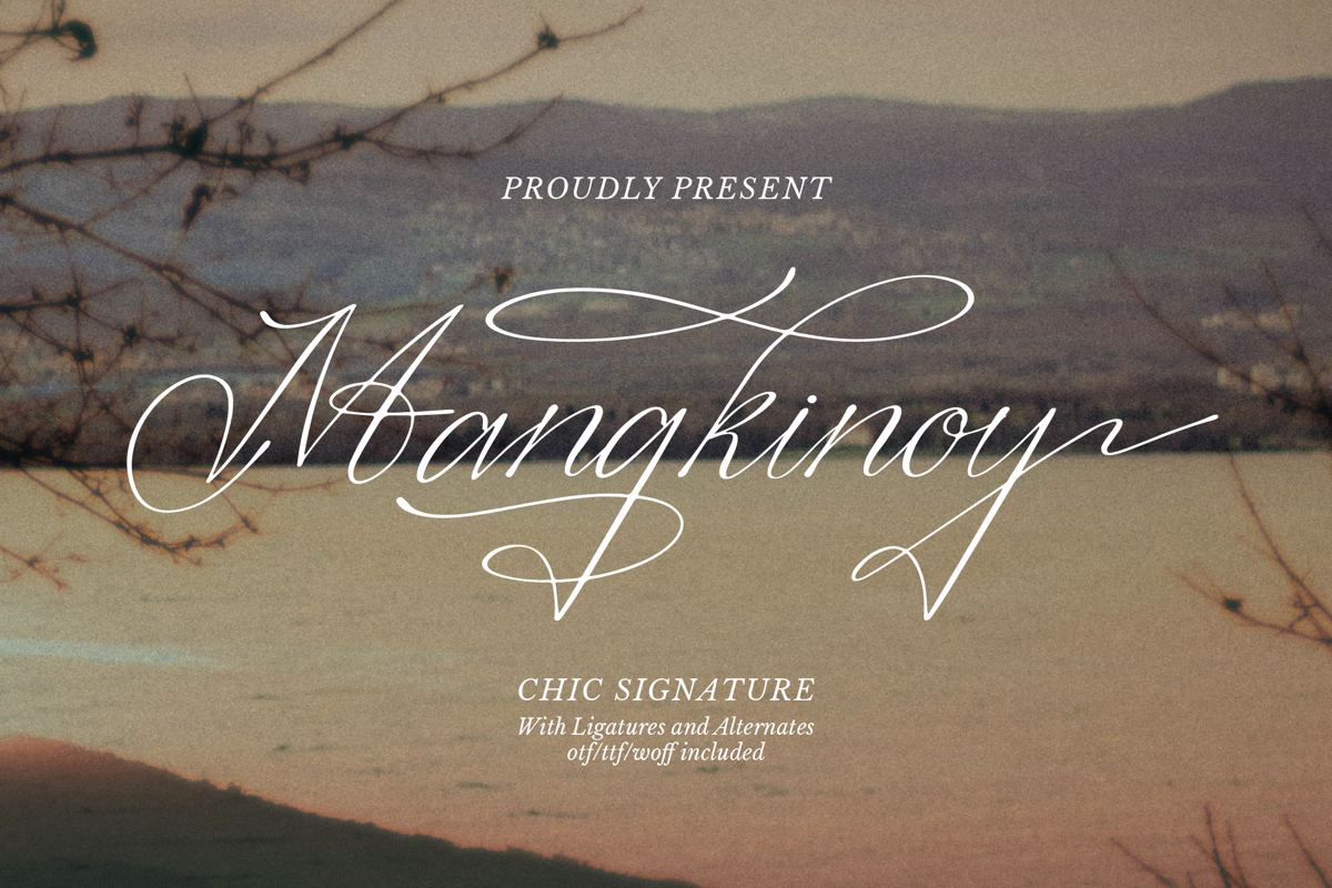 Mangkinoy Font | Denustudios | FontSpace