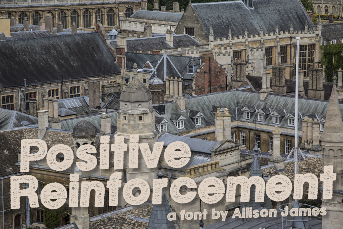 Positive Reinforcement Font - Free Download