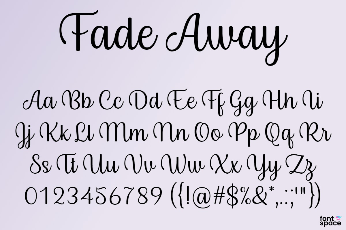 BB Fade Away Font | Aksten | FontSpace