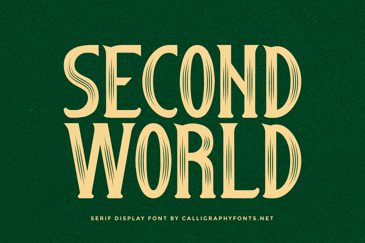Second World Font - Free Download