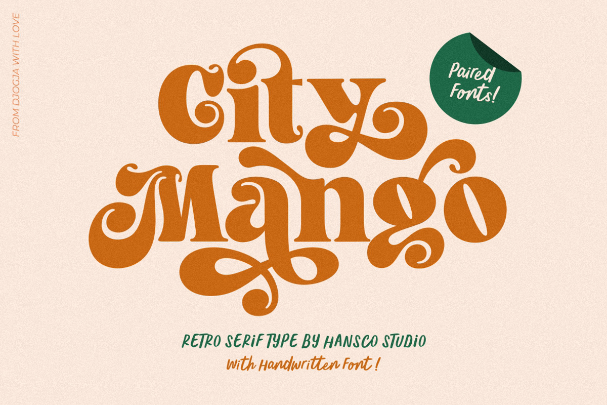 City Mango Font | hansco | FontSpace