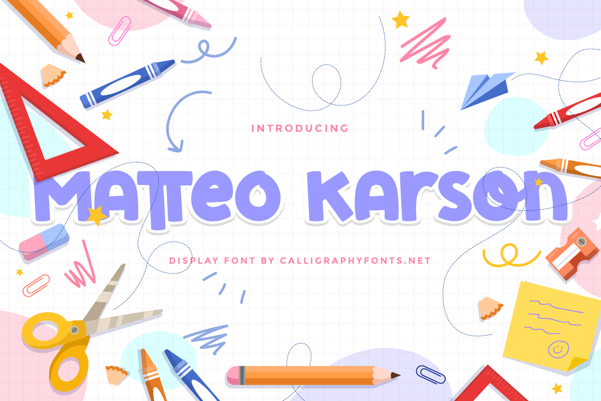 Matteo Karson Font - Free Download