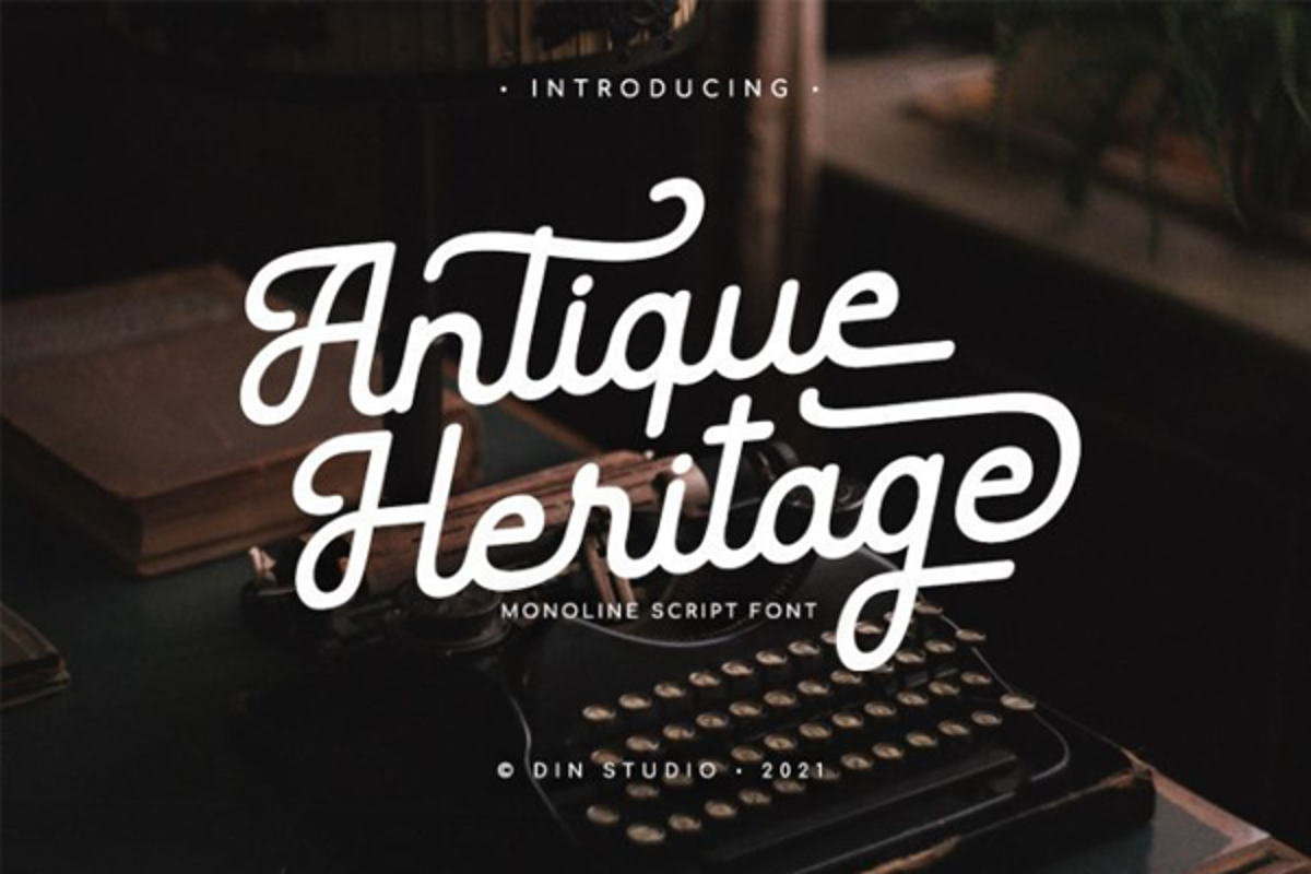Antique Heritage Font | Din Studio | FontSpace