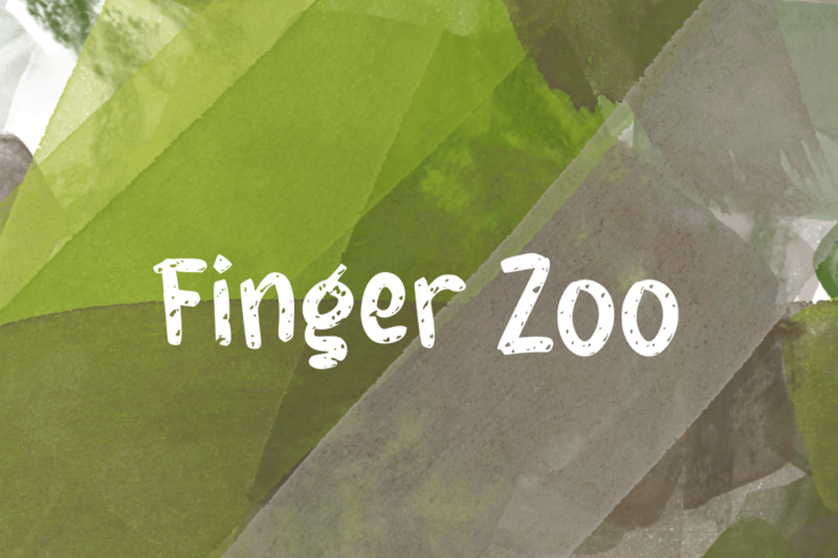 F Finger Zoo Font | wepfont | FontSpace