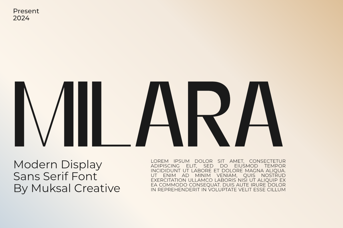 Milara Font | Muksalcreative | FontSpace