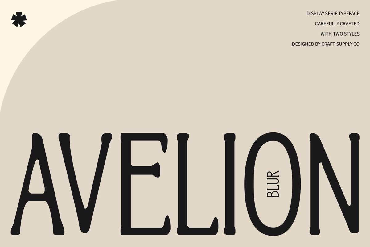 Avelion Blur Font - Free Download