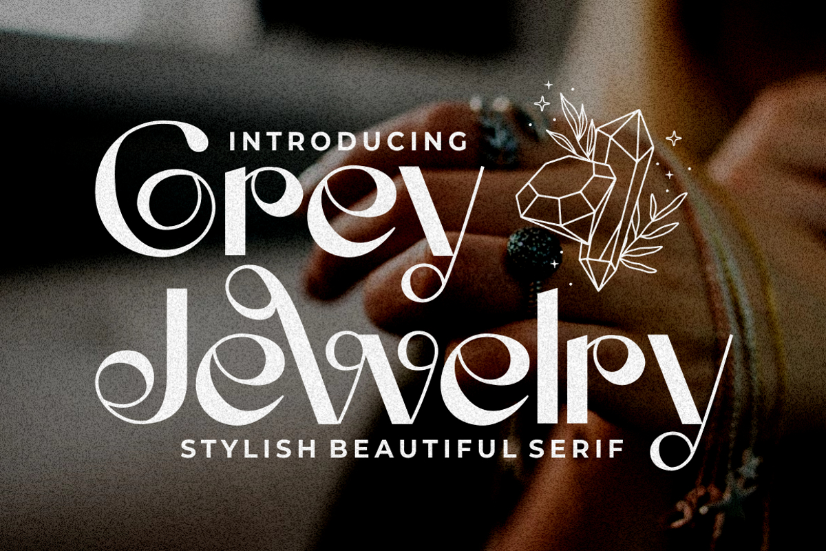 Grey Jewelry Display Font | PutraCetol Studio | FontSpace
