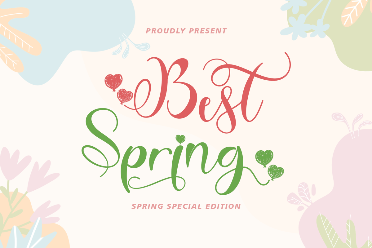 Best Spring Font | Selvia Design | FontSpace