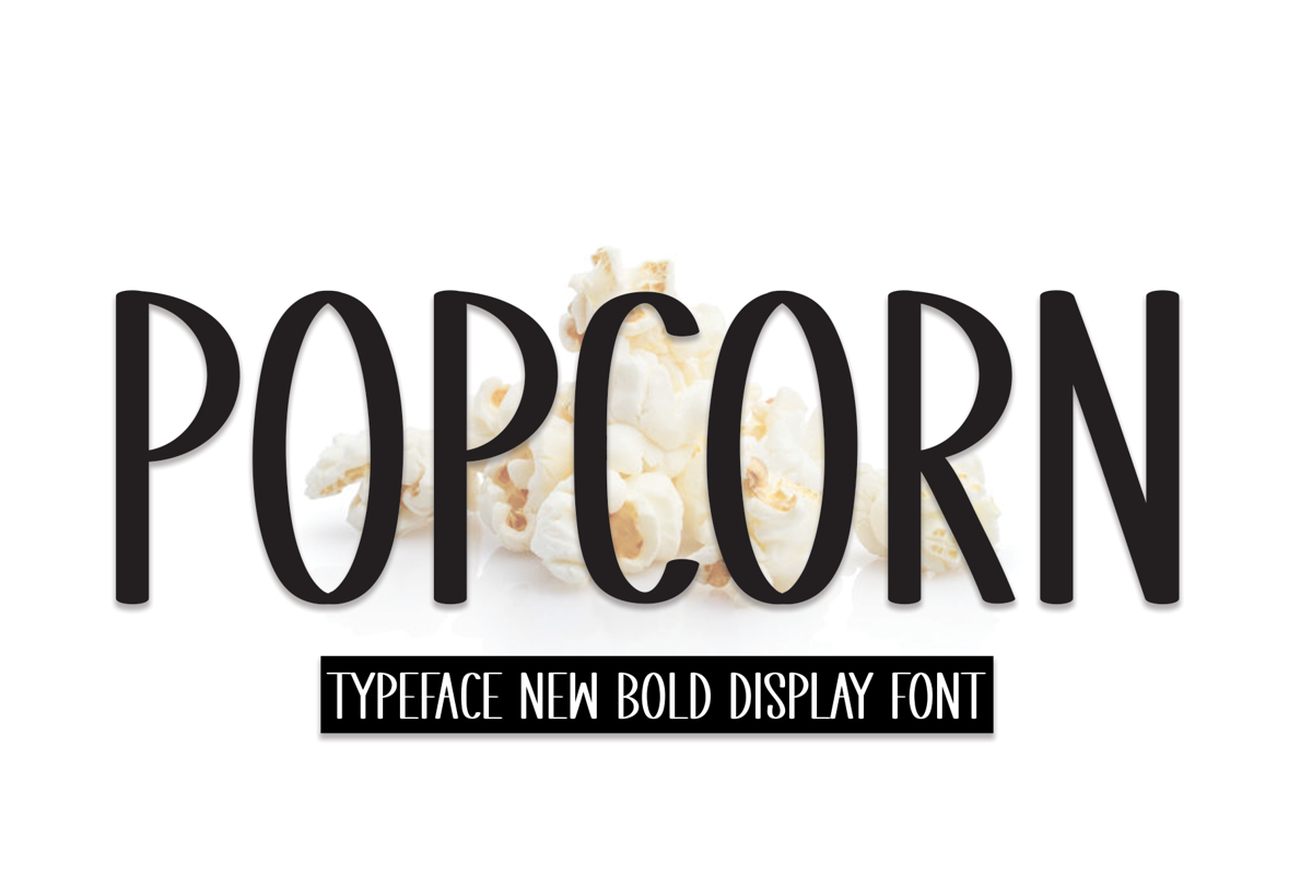 Popcorn Font | scratchones_creative | FontSpace