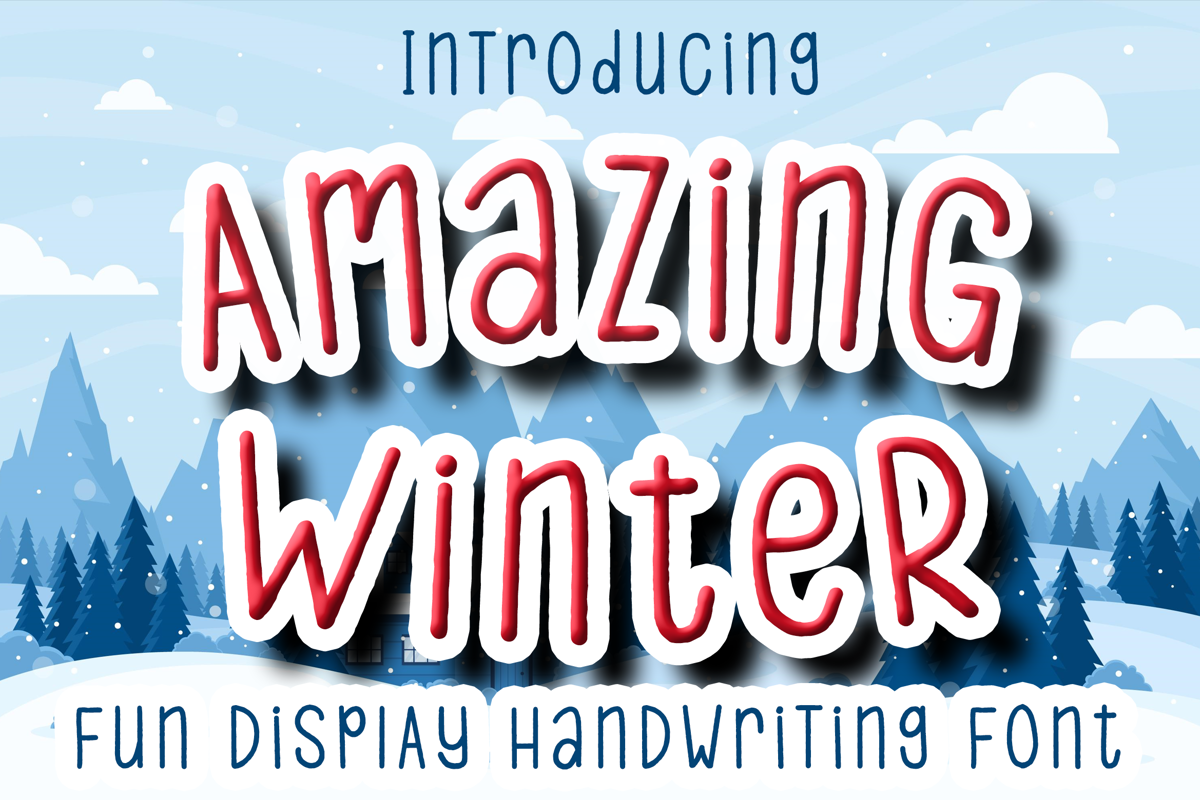 Amazing Winter Font | Tigade Std | FontSpace
