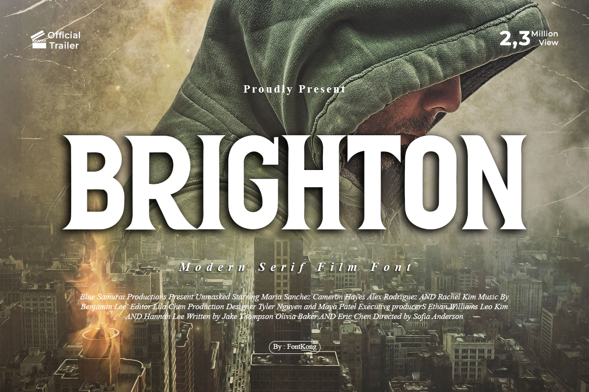 Brighton Font | Fontkong | FontSpace