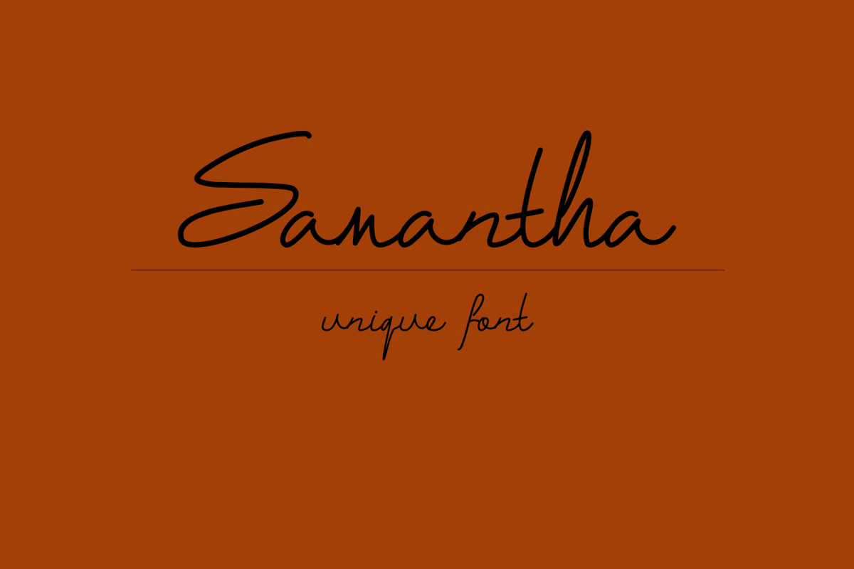 Samantha Font | murisa studio | FontSpace