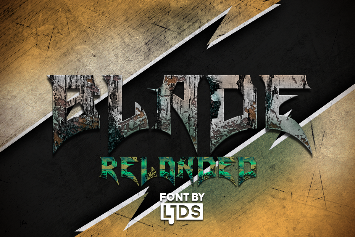 Blade Reloaded Font - Free Download