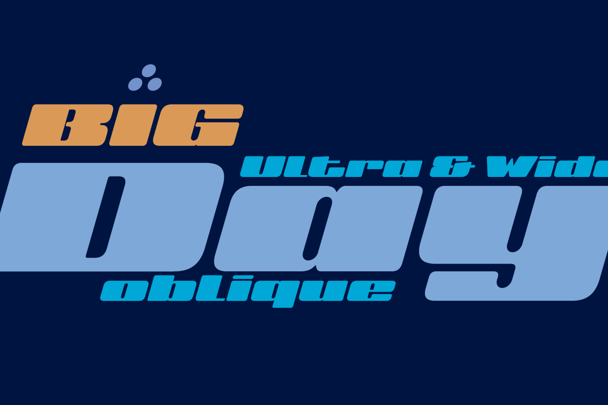 BIG Slanted Font - Free Download