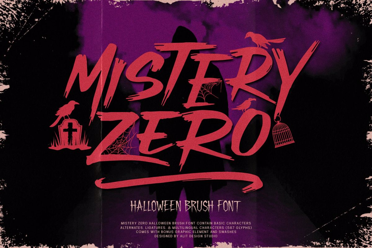 Mistery zero Font | Alit Design | FontSpace