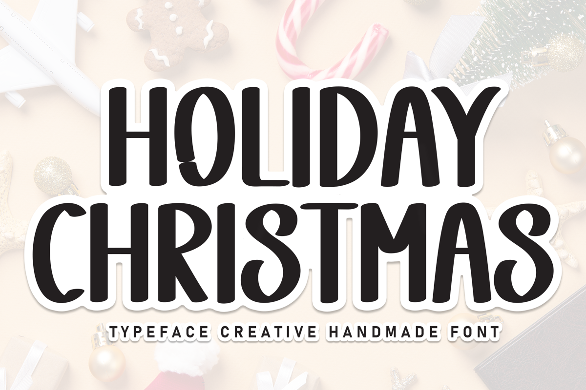 Holiday Christmas Font | scratchones_creative | FontSpace