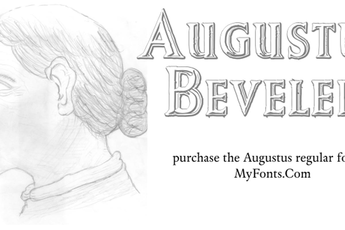 Augustus Beveled Font - Free Download