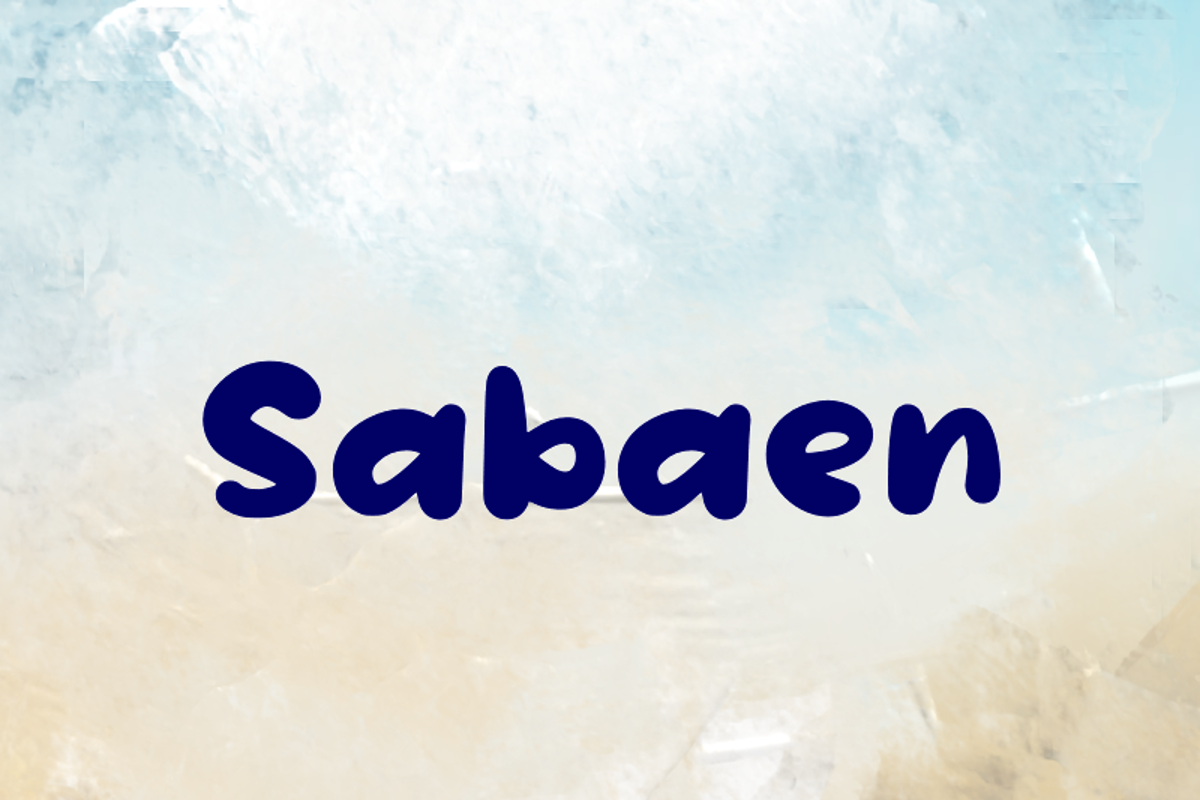S Sabaen Font - Free Download