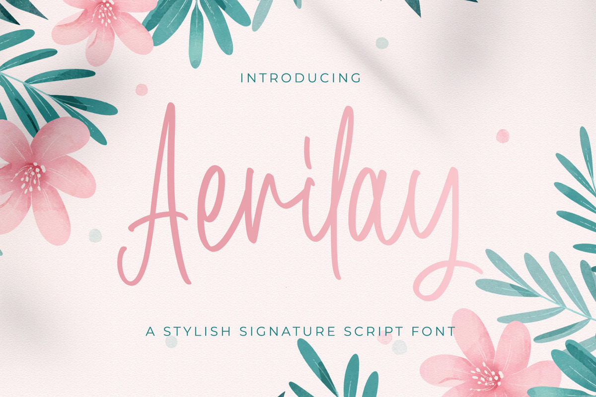 Aerilay Font | StringLabs | FontSpace
