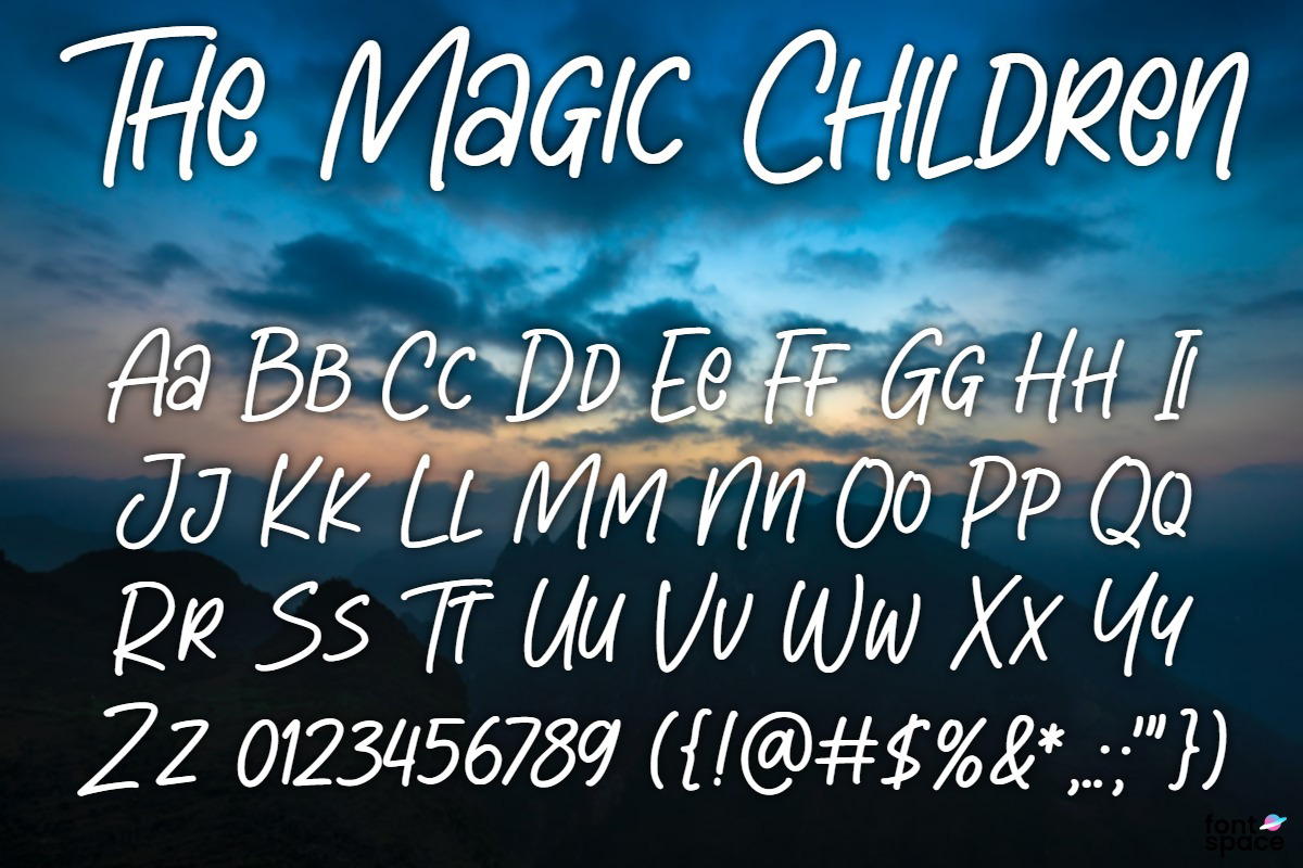 The Magic Children Font | Octotype | FontSpace