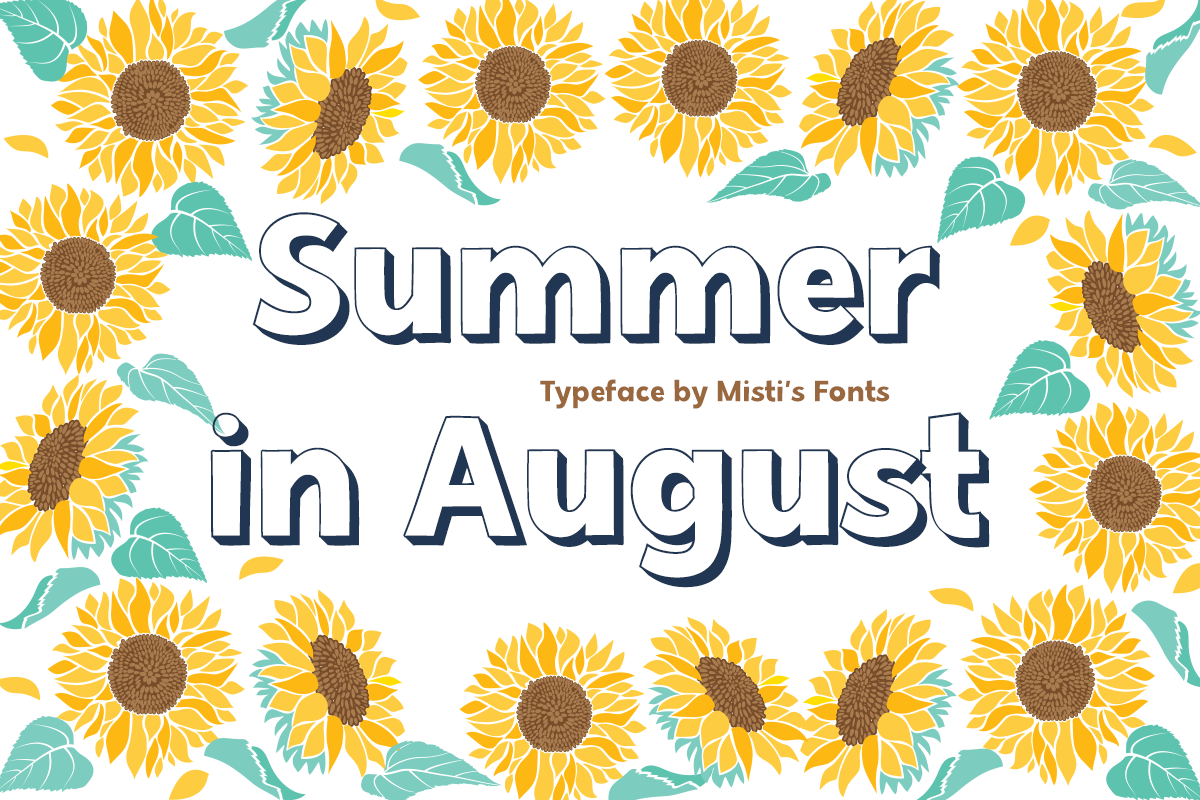 Summer in August Font - Free Download