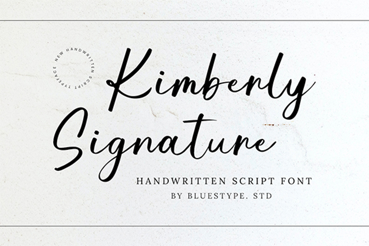 Kimberly Signature Font - Free Download