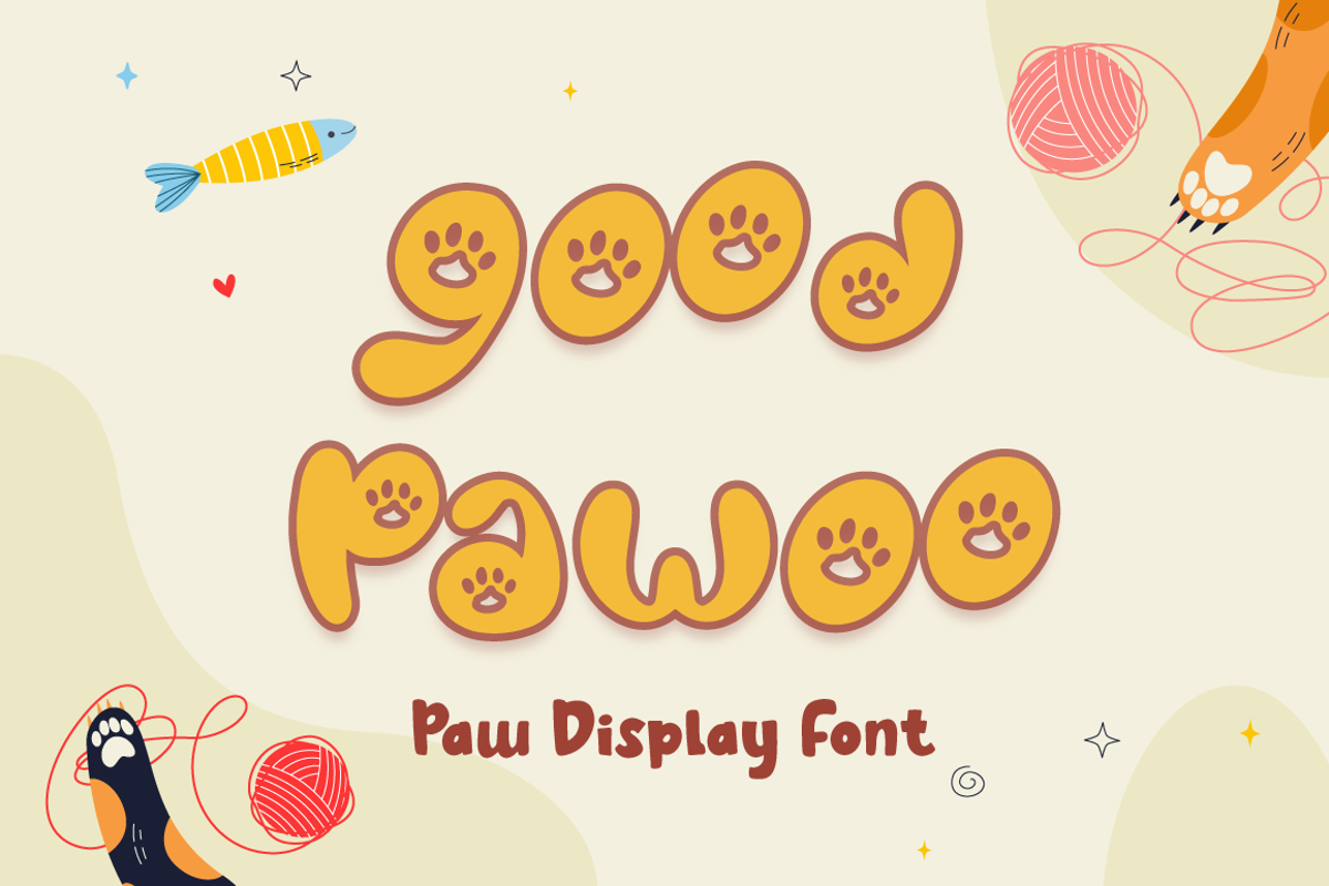 Good Pawoo Display Font - Free Download