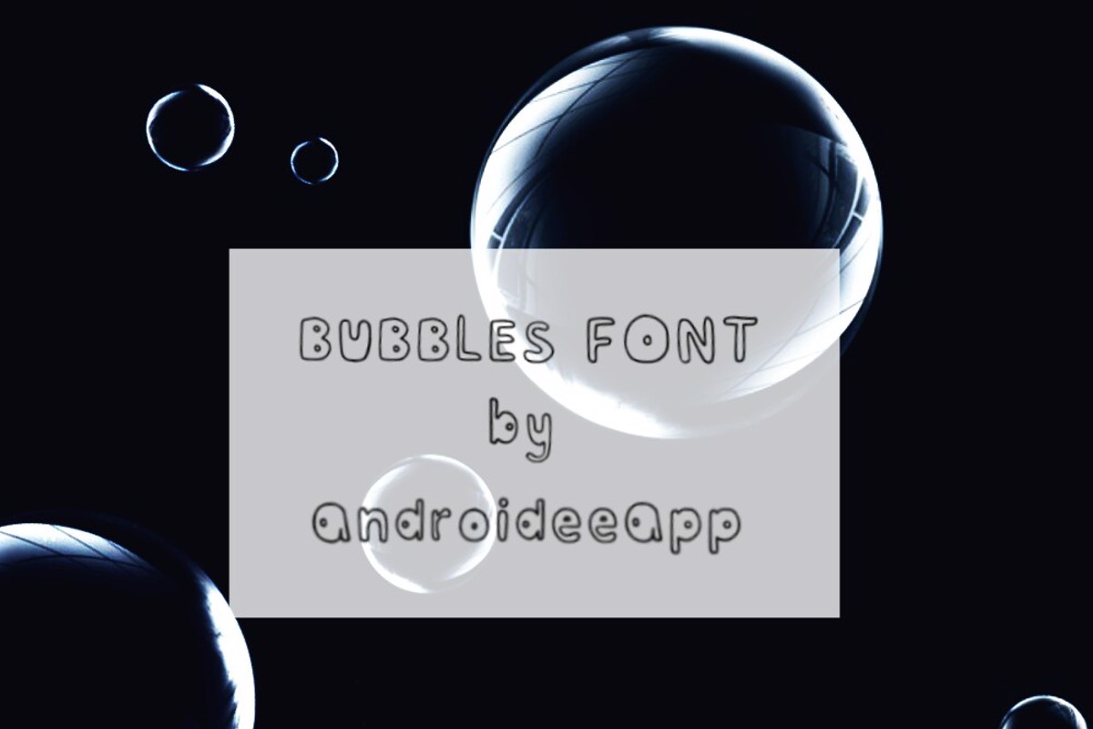 Bubblesfont Font - Free Download