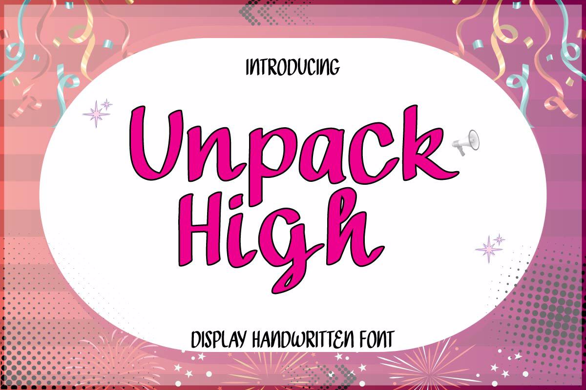 Unpack high Font | Studio Hello Good | FontSpace
