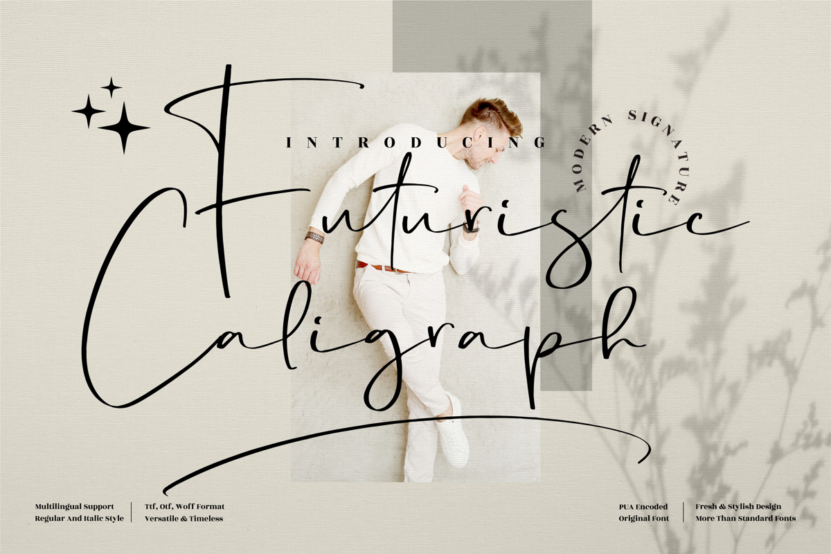 Futuristic Caligraph Font | Perspectype Studio | FontSpace