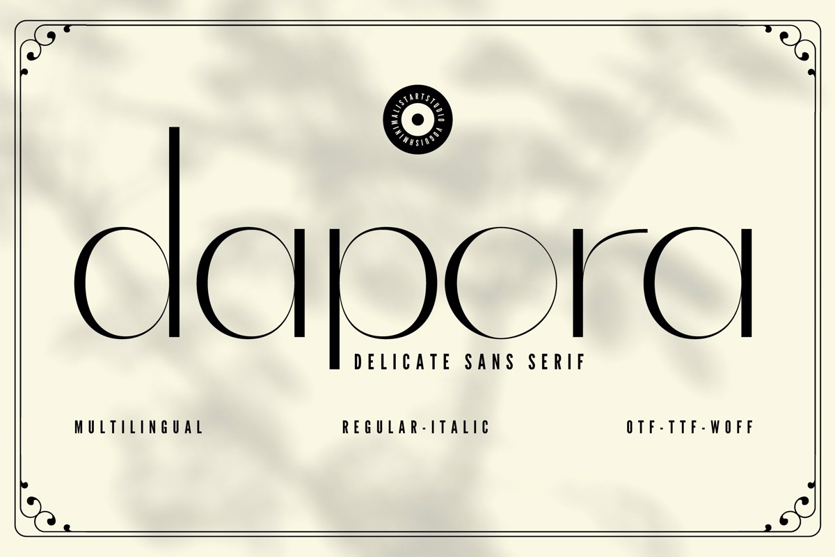 Dapora Font - Free Download