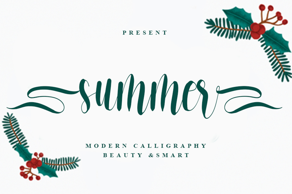 Summer Font | FreshTypeINK | FontSpace