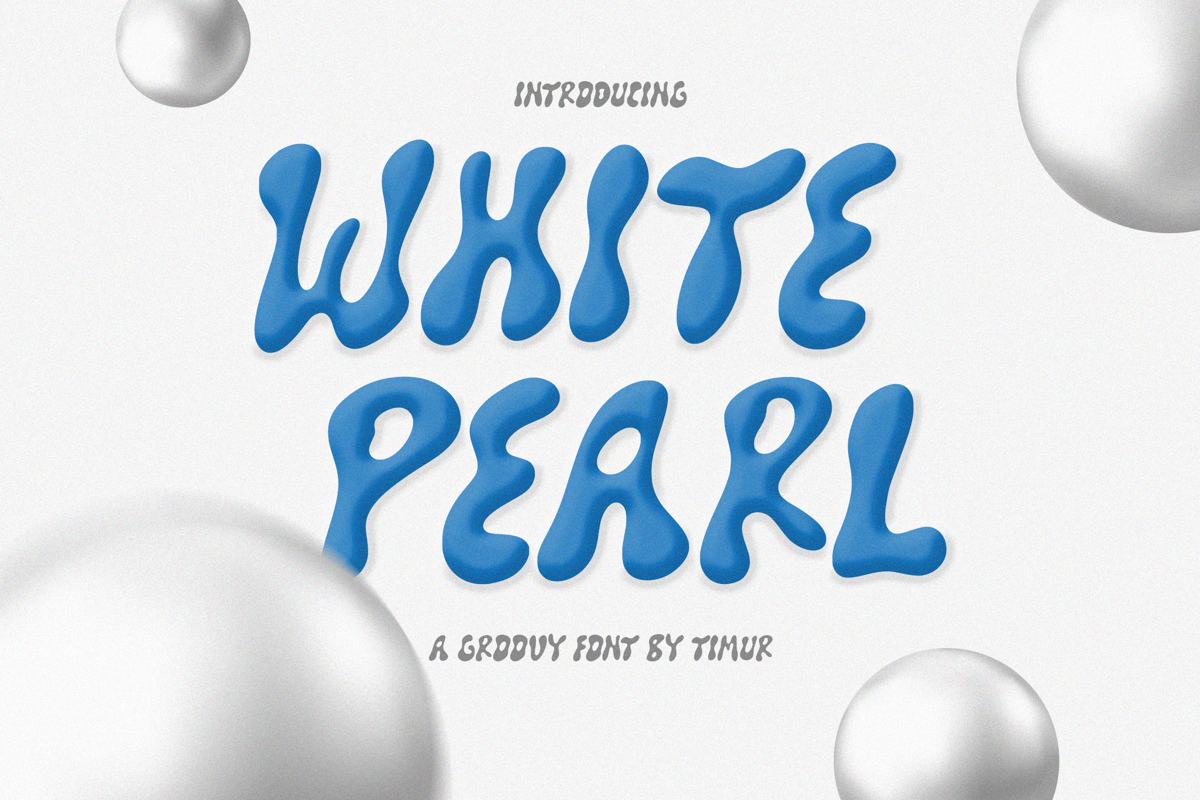 White Pearl Font | Timur type | FontSpace