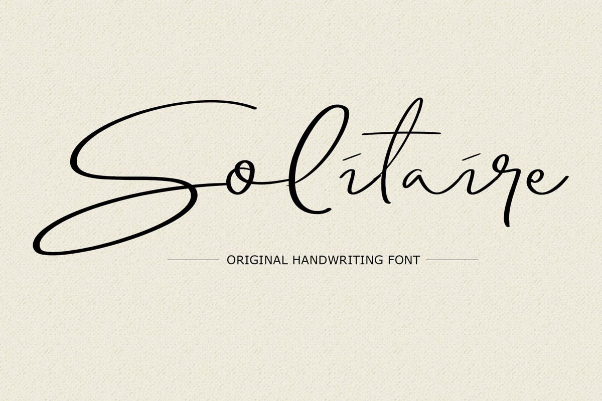 Solitaire Font | LetterStock Std | FontSpace
