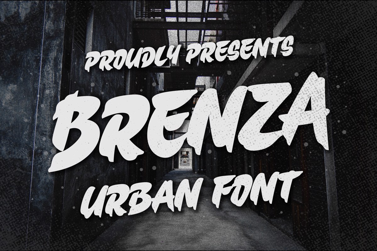 Brenza Font | Blankids | FontSpace