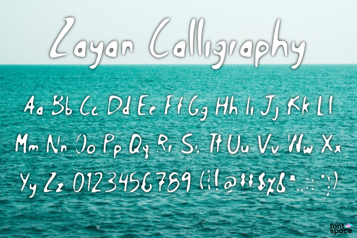 Zayan Calligraphy Font | Creativetacos | FontSpace