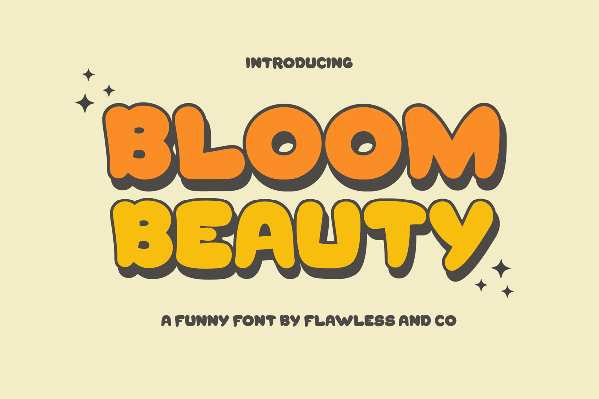Bloom Beauty Font | FlawlessAndCo | FontSpace