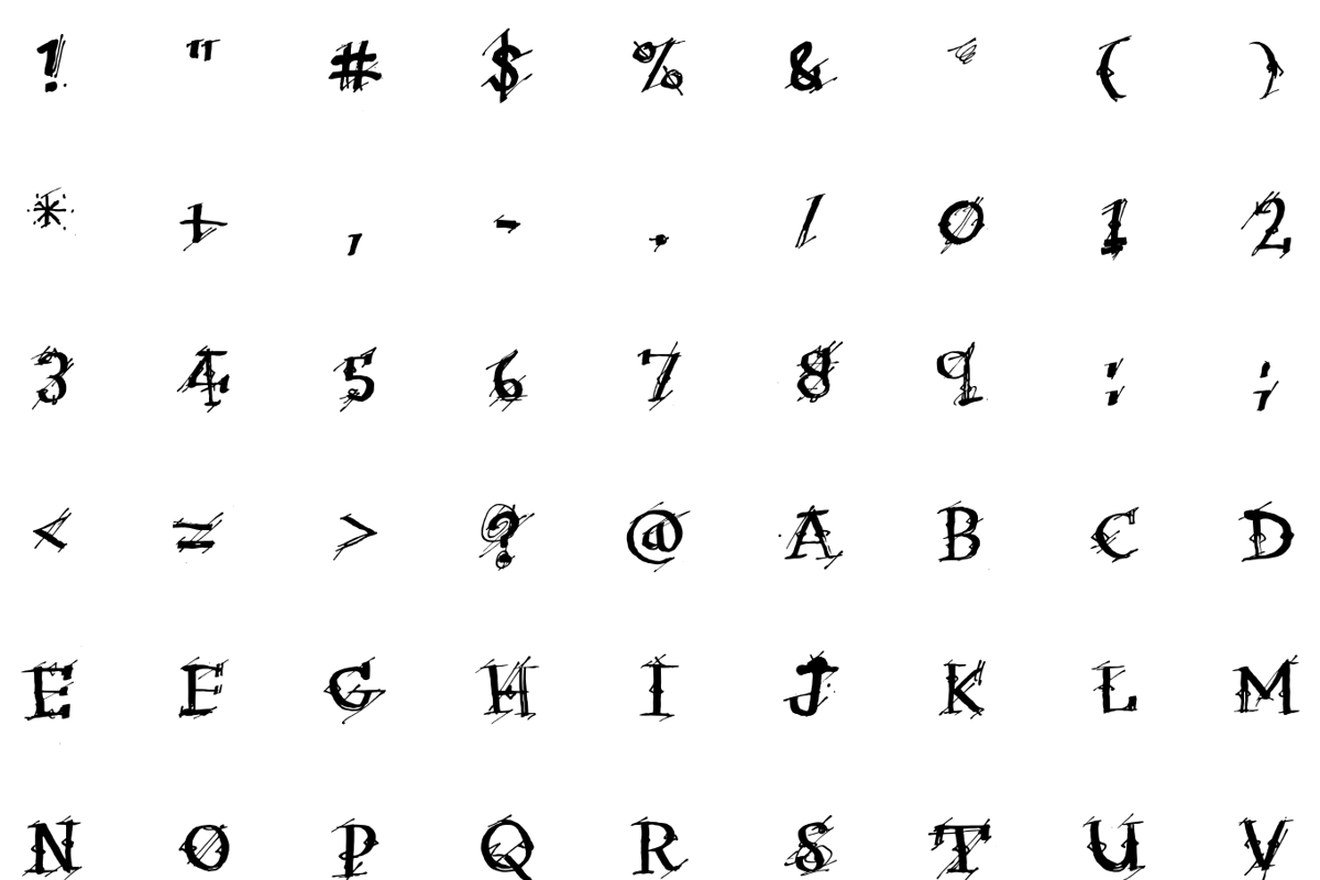 Irregular Ledger Font - Free Download