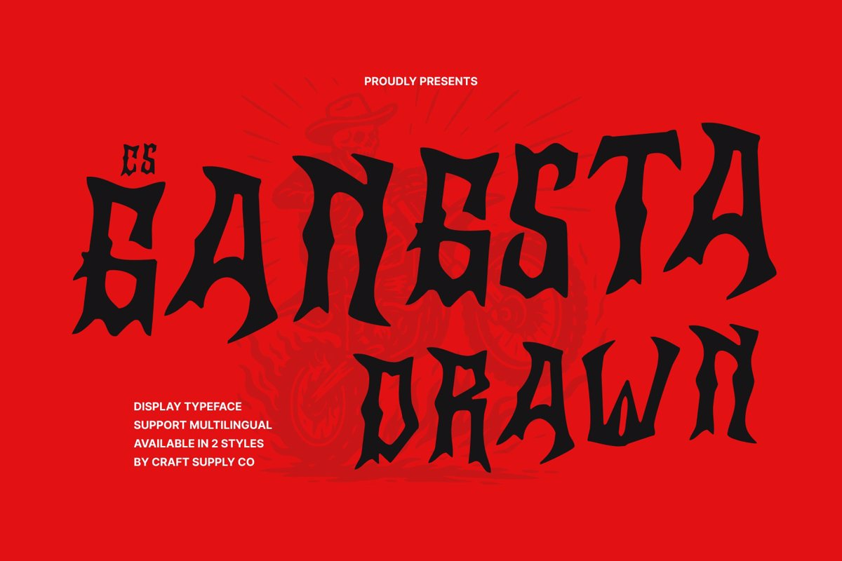 CS Gangsta Drawn Font - Free Download
