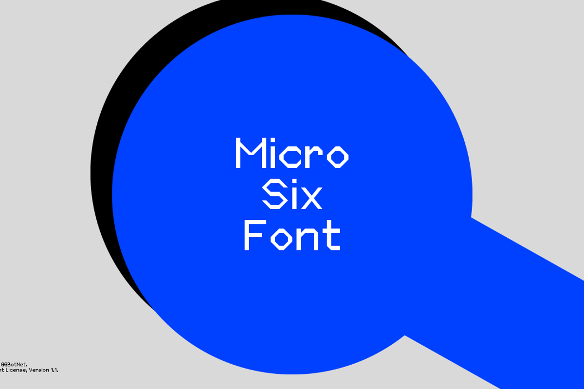 Micro Six Font - Free Download